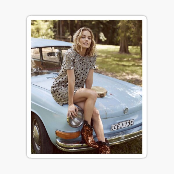 "margot robbie love and cuteness" Sticker for Sale by INU2022 | Redbubble