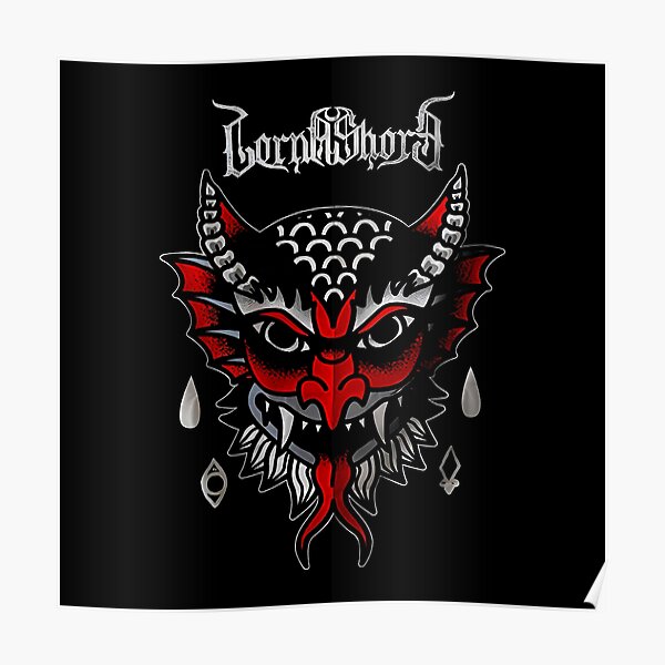 "demon face -American deathcore band" Poster for Sale by Thalina9060 ...