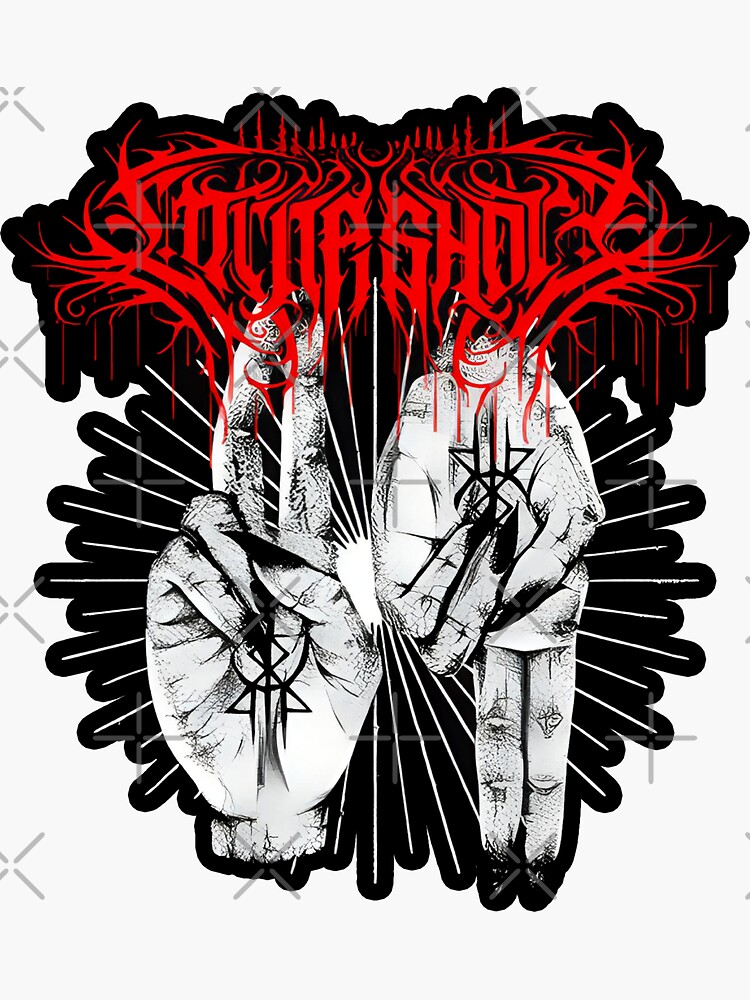 "American deathcore band" Sticker for Sale by Thalina9060 | Redbubble