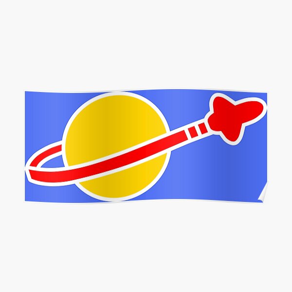 "Benny Spaceman Logo" Poster for Sale by JenniferSusanto | Redbubble