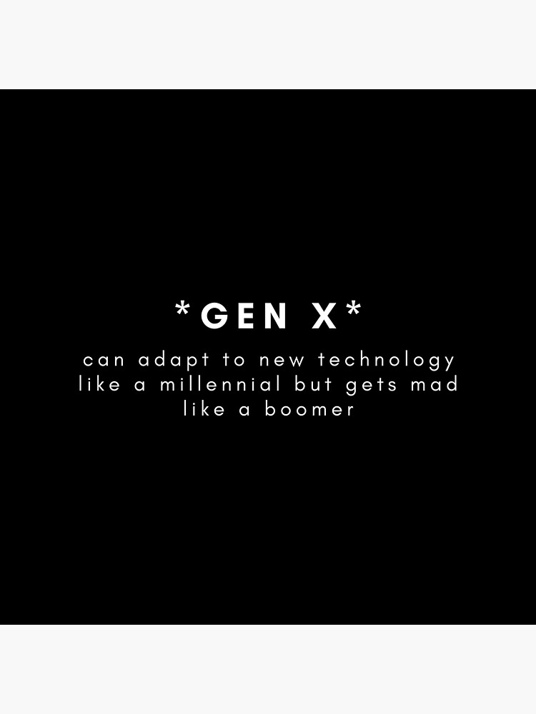 Lámina fotográfica «Generación X Tecnología Gen X» de HBVinyls | Redbubble