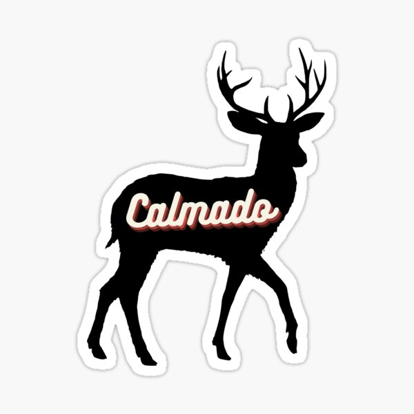 "Calmado Venado" Sticker for Sale by OverExcess | Redbubble
