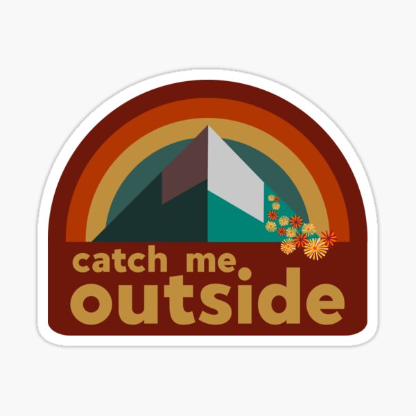 "Catch Me Outside" Sticker for Sale by rivkafaith73 | Redbubble