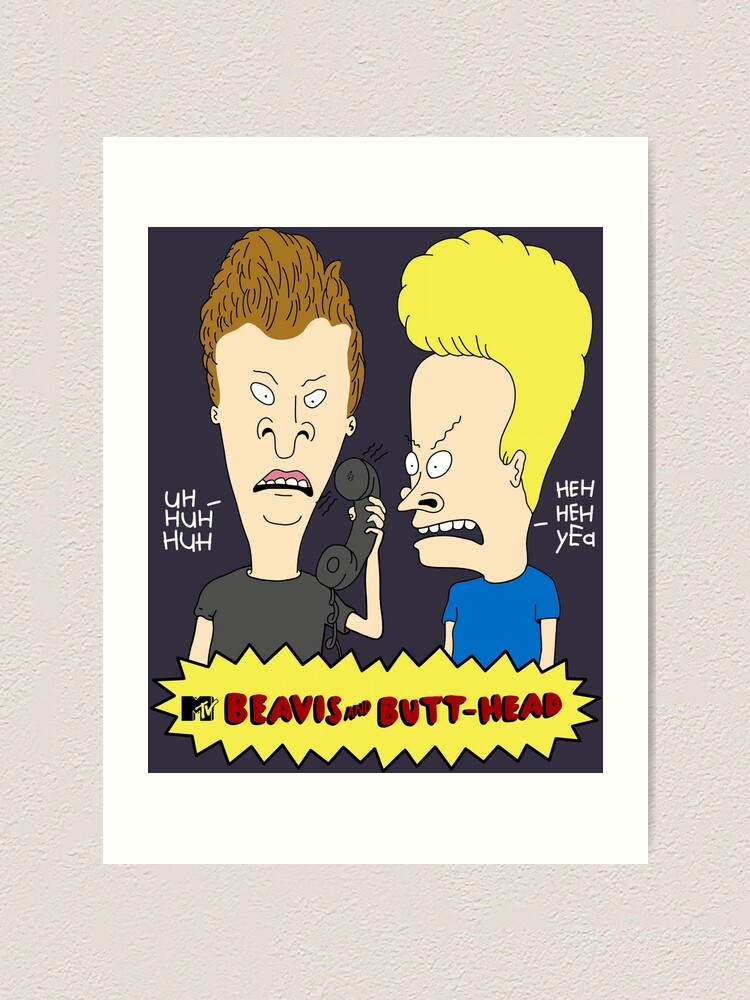 "Red Beavis And Butthead gif I am the Great Cornholio" Art Print for ...