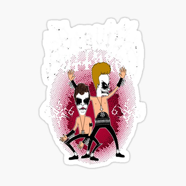 "Funny Black Metal" Sticker for Sale by SMUALNIA39 | Redbubble