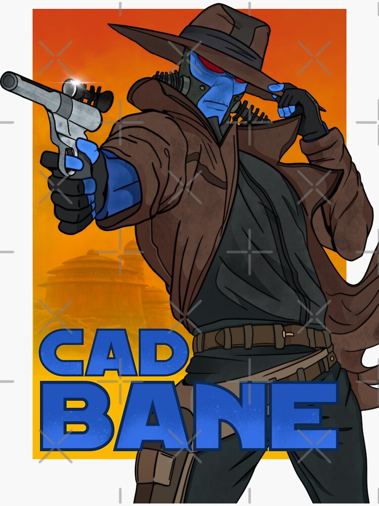 "Cad Bane" Sticker by NeoVerse | Redbubble