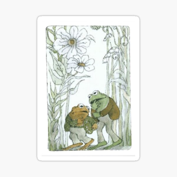 "Frog and Toad " Sticker for Sale by sextoncara | Redbubble