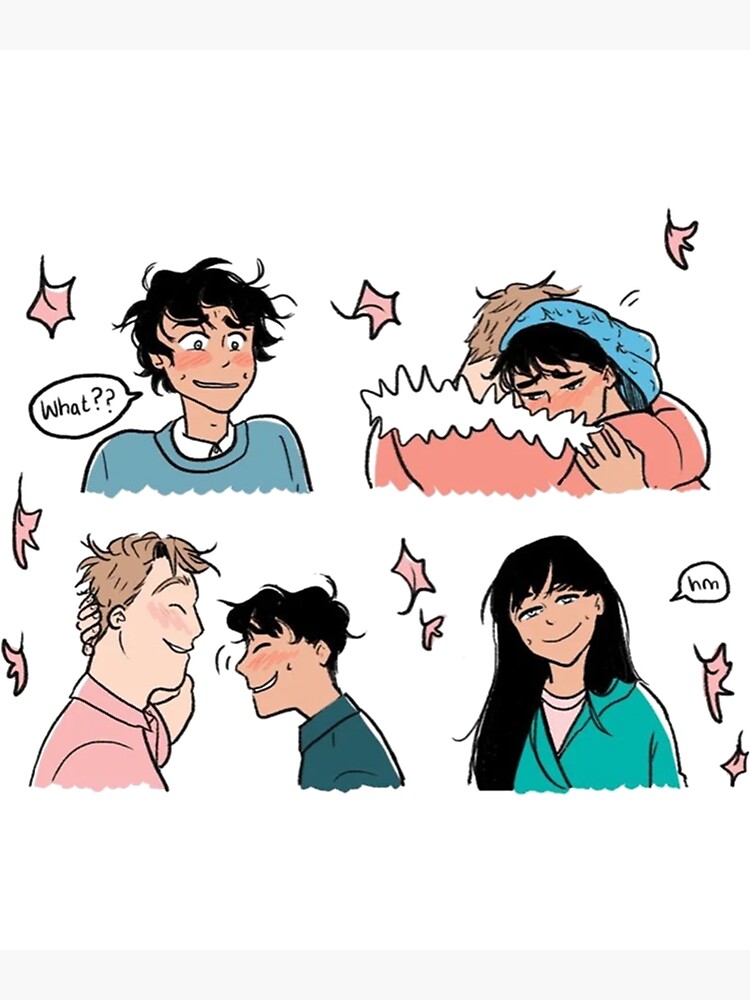Heartstopper Charlie And Nick Poster For Sale By Elizaeely Redbubble