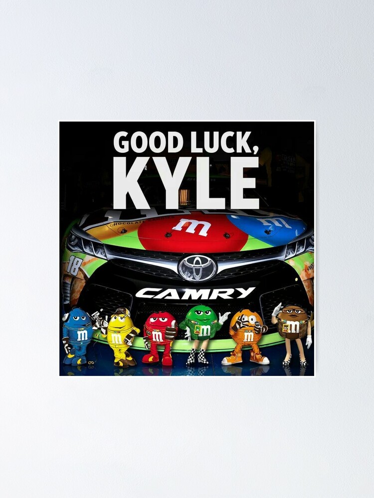 "kyle busch racing" Poster for Sale by prologic | Redbubble