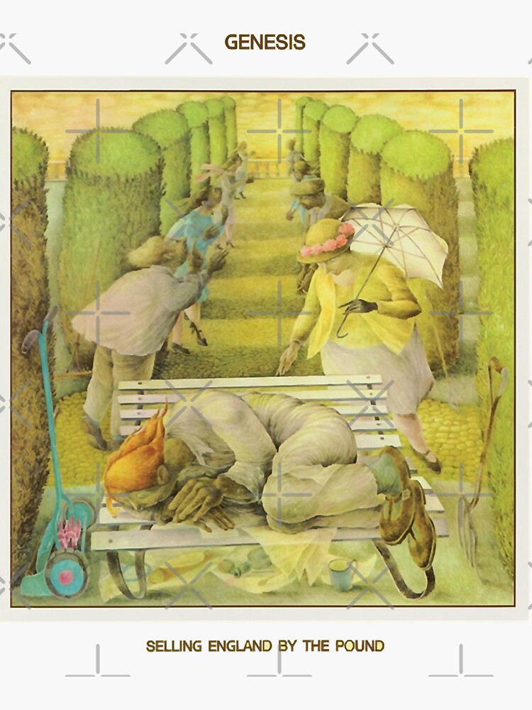 "genesis band Hope Student Band Progressive Rock Cool Retro" Sticker ...