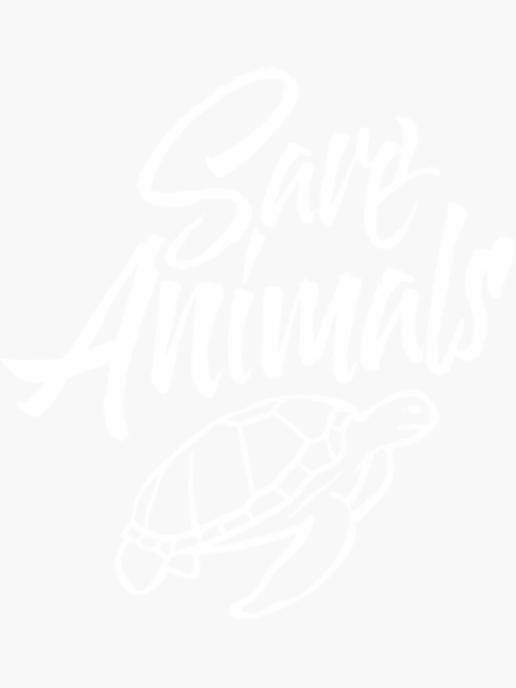 "Save Animals Shelter Rights Animal Welfare" Sticker for Sale by ...