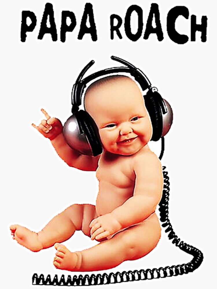 "baby papa roach art " Sticker for Sale by NorrisAnabelle | Redbubble
