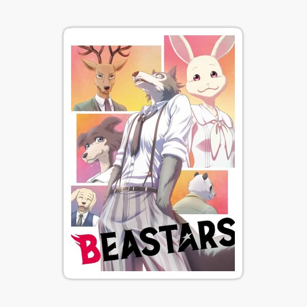 " BEASTARS Poster" Sticker for Sale by haroldandersonm | Redbubble