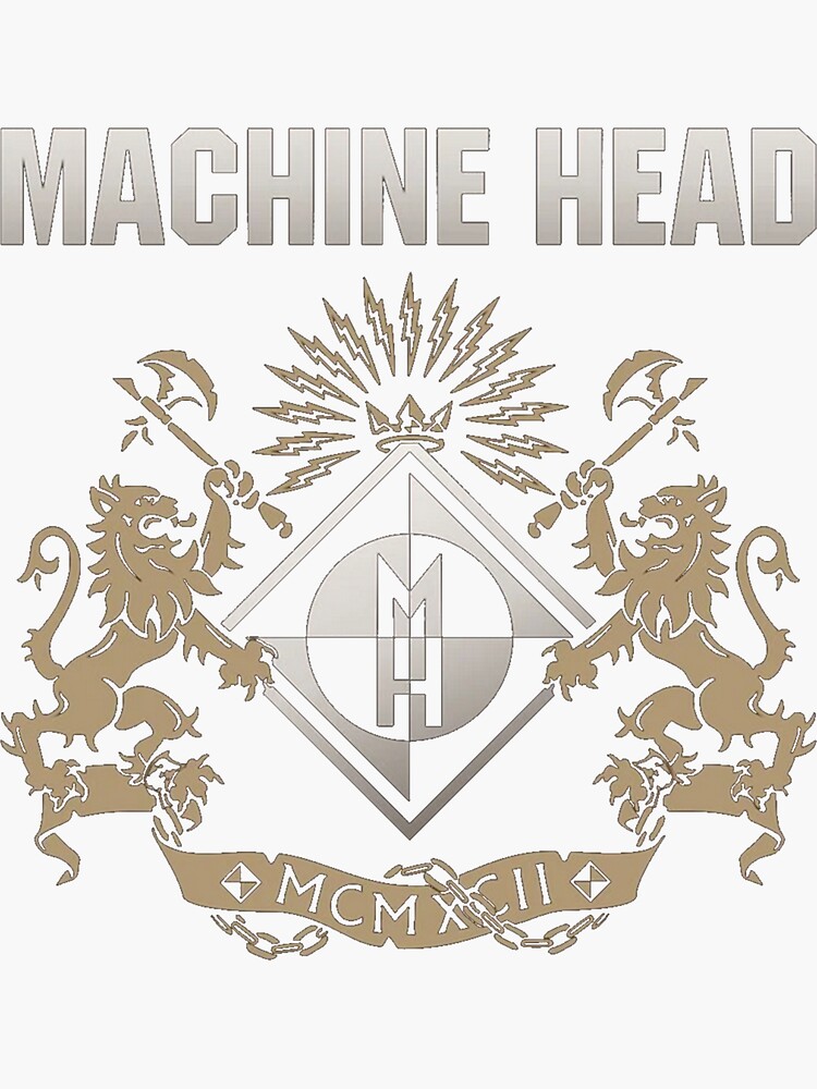 "MACHINE HEAD - BAND" Sticker for Sale by AidaFriesen | Redbubble