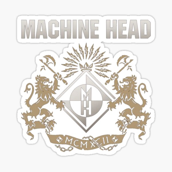 "MACHINE HEAD - BAND" Sticker for Sale by AidaFriesen | Redbubble