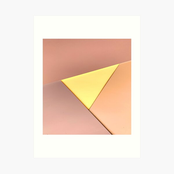"PATTERN DESIGN STUDY #20 - Intersecting Triangles of Yellow and Copper ...