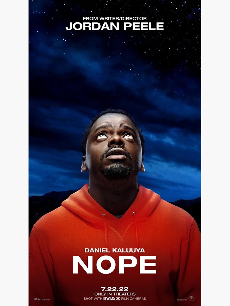 "Nope Movie Daniel" Sticker for Sale by rasantandus | Redbubble