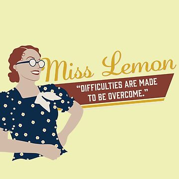 "Miss Lemon" Sticker for Sale by LimeyJadeGear | Redbubble