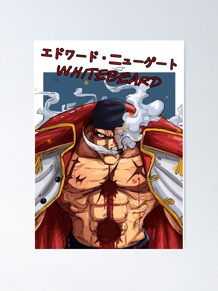 "Whitebeard" Poster for Sale by SandraKennedy | Redbubble