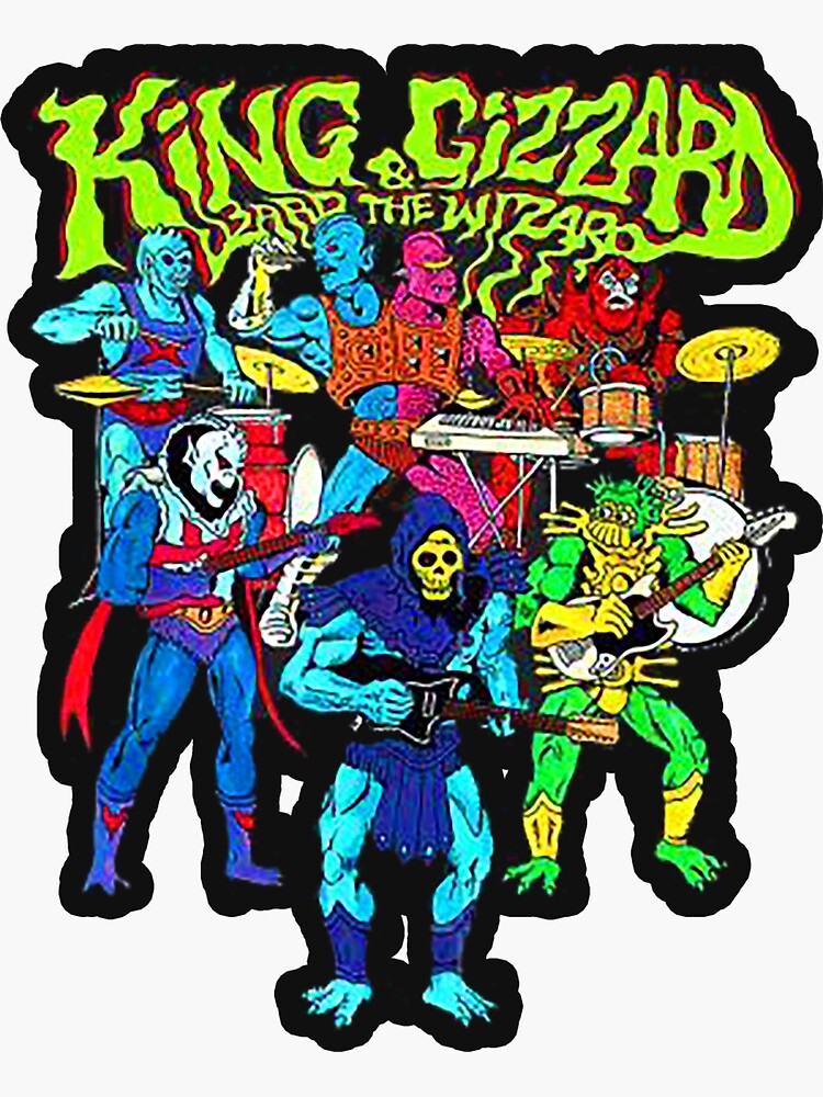 "Best Logo Of King Gizzard And The Lizard Wizard,Classic King Gizzard ...