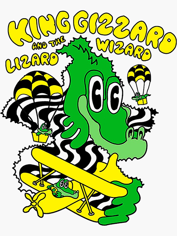 "Best Logo Of King Gizzard And The Lizard Wizard,Classic King Gizzard ...