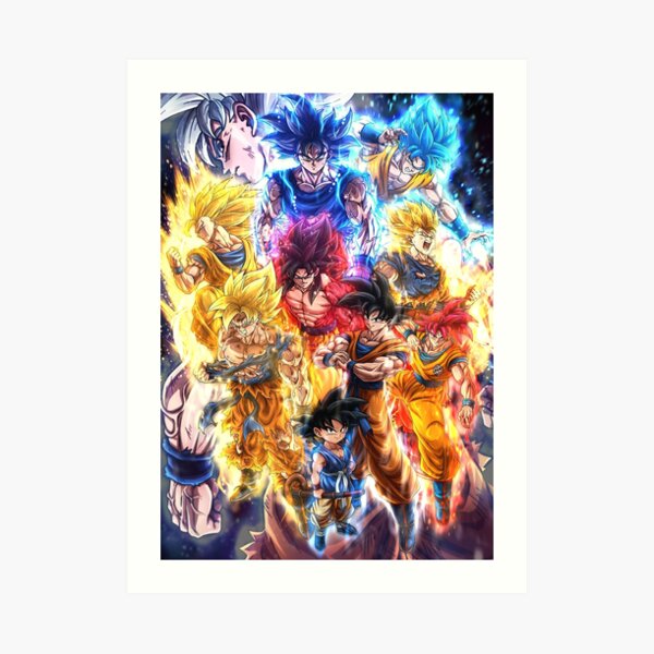 "The Legacy of Son Goku II" Art Print for Sale by GregoryStea56 | Redbubble