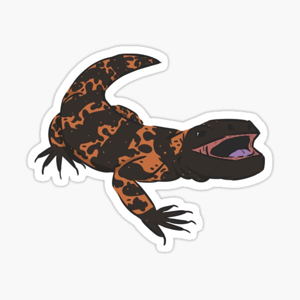 "Gila Monster" Sticker for Sale by WesternMTNMan | Redbubble