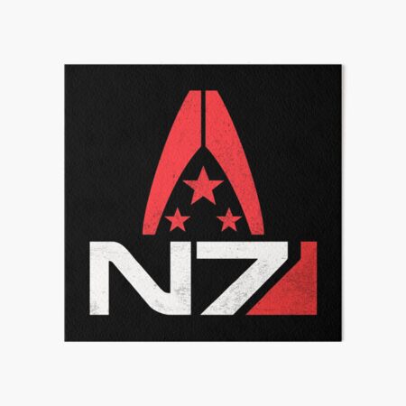 "Mass Effect N7 Logo" Art Board Print for Sale by Toyingwest | Redbubble