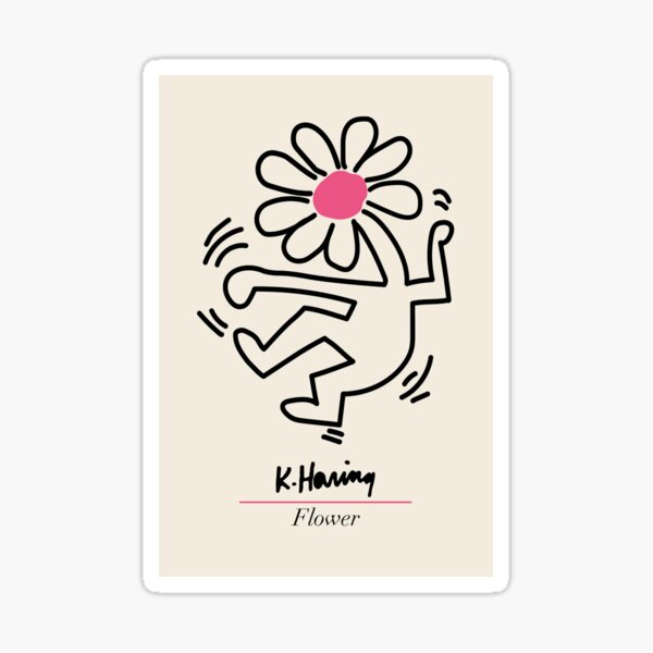 "Keith Flower" Sticker for Sale by jodyswenni | Redbubble