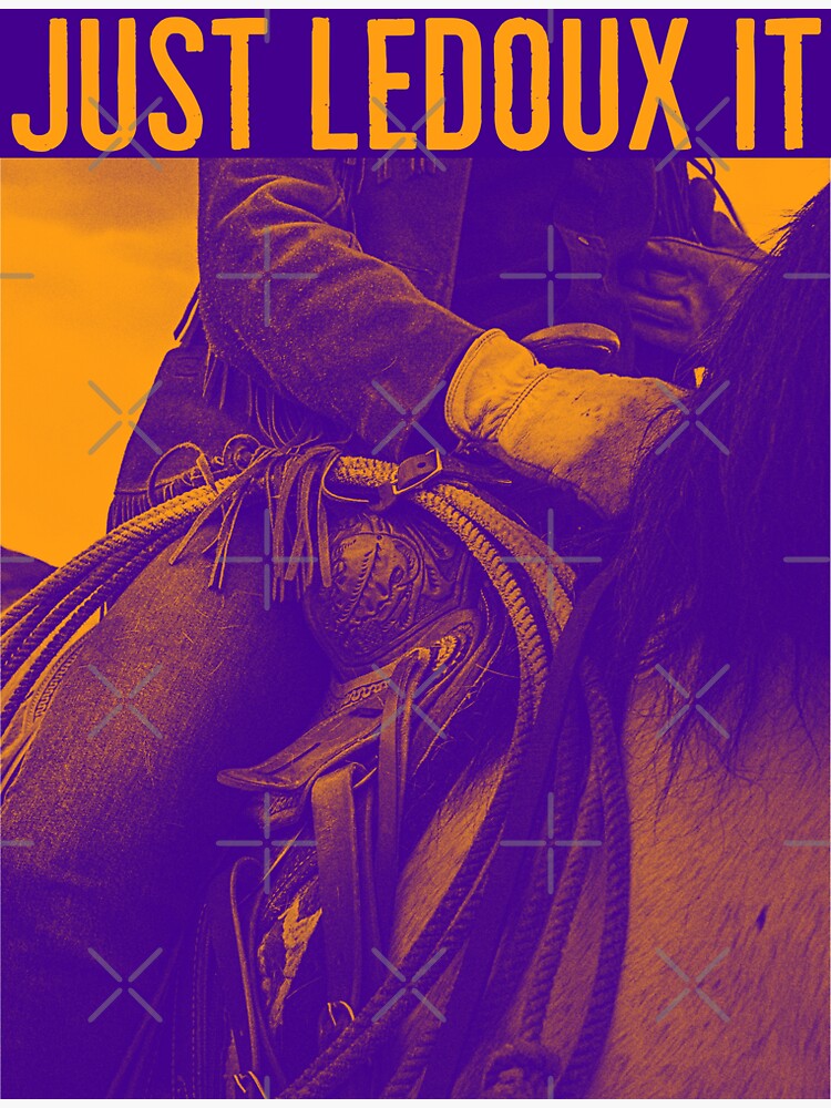 "Just ledoux it" Sticker for Sale by Undercover14 | Redbubble