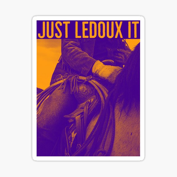 "Just ledoux it" Sticker for Sale by Undercover14 | Redbubble