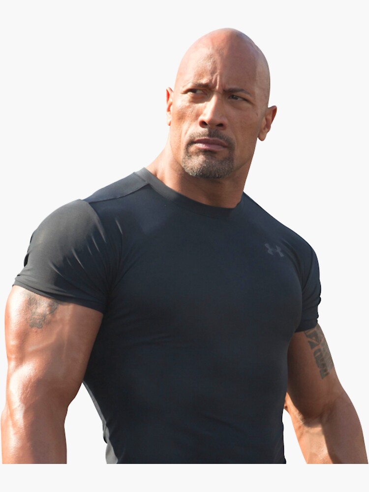 "The Rock" Sticker for Sale by BKARTO | Redbubble