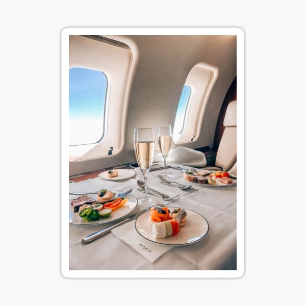 "Airline Food" Sticker by euladiana | Redbubble