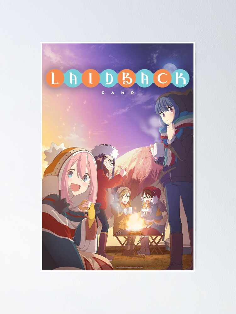 "Yuru Camp Laid Back Camp Movie Anime" Poster for Sale by Anime-nez ...
