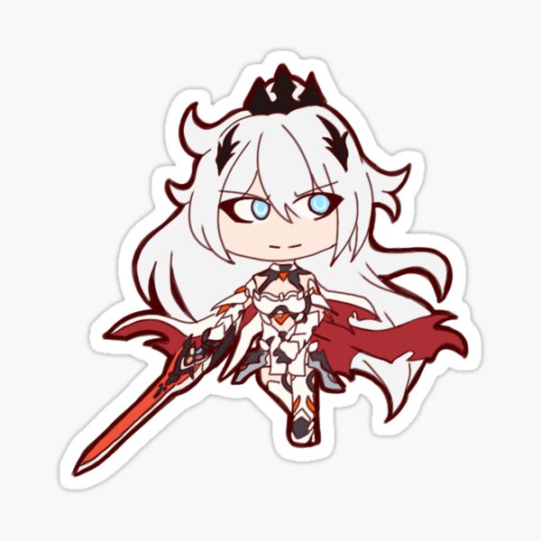"[ honkai impact ] herrscher of flamescion - kiana kaslana " Sticker ...