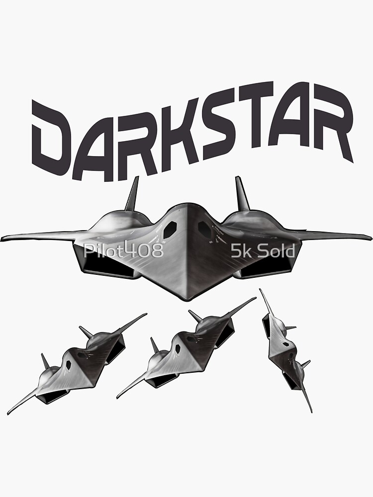 " Top Gun's Darkstar" Sticker for Sale by pilot408 | Redbubble