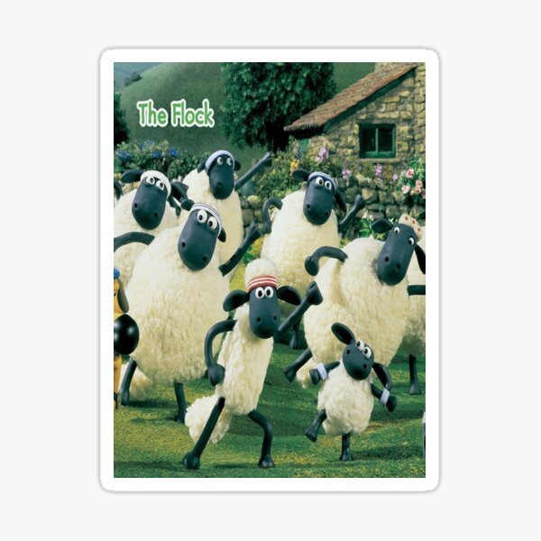 "Shaun the Sheep " Sticker by FreeFire3 | Redbubble