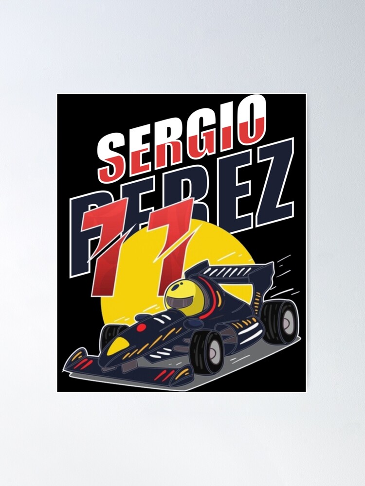 Póster Sergio Perez, F1 Racing Redbull, Sergio 'Checo' Perez Merch, 90s ...