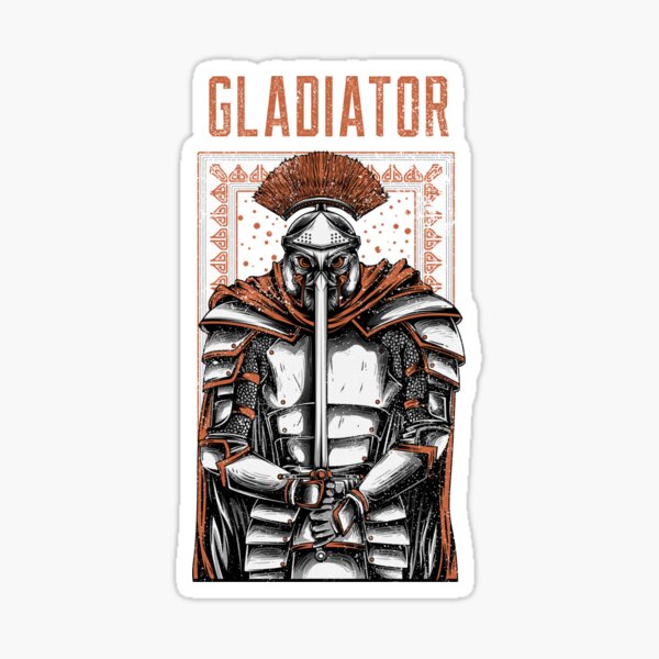 "Gladiator" Sticker for Sale by AMT95 | Redbubble