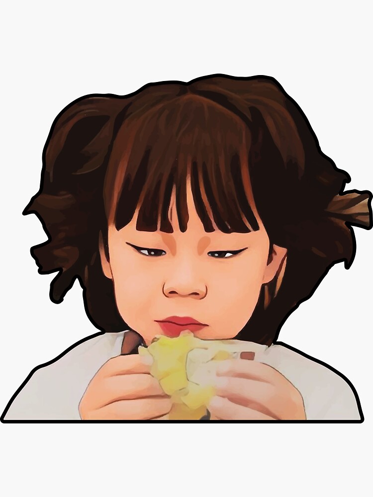 "Eat Corn" Sticker for Sale by Welcome-to-Miso | Redbubble