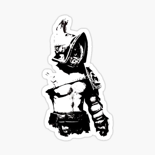 "The Gladiator" Sticker for Sale by ANDREA MAZZOCCHETTI | Redbubble