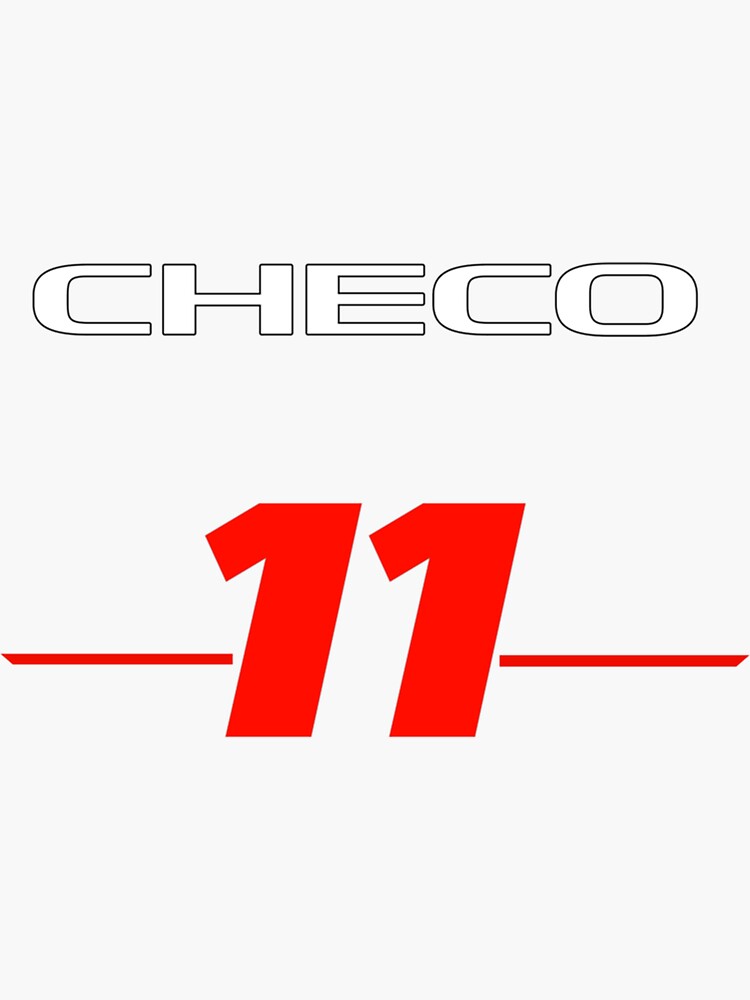 Pegatina for Sale con la obra «Número 11 Checo - Temporada 2022» de ...