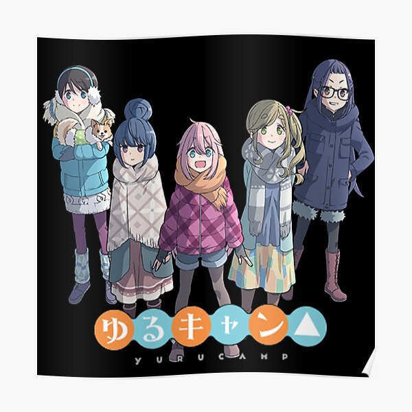 "Yuru Camp Laid Back Camp Movie Anime" Poster for Sale by Anime-nez ...