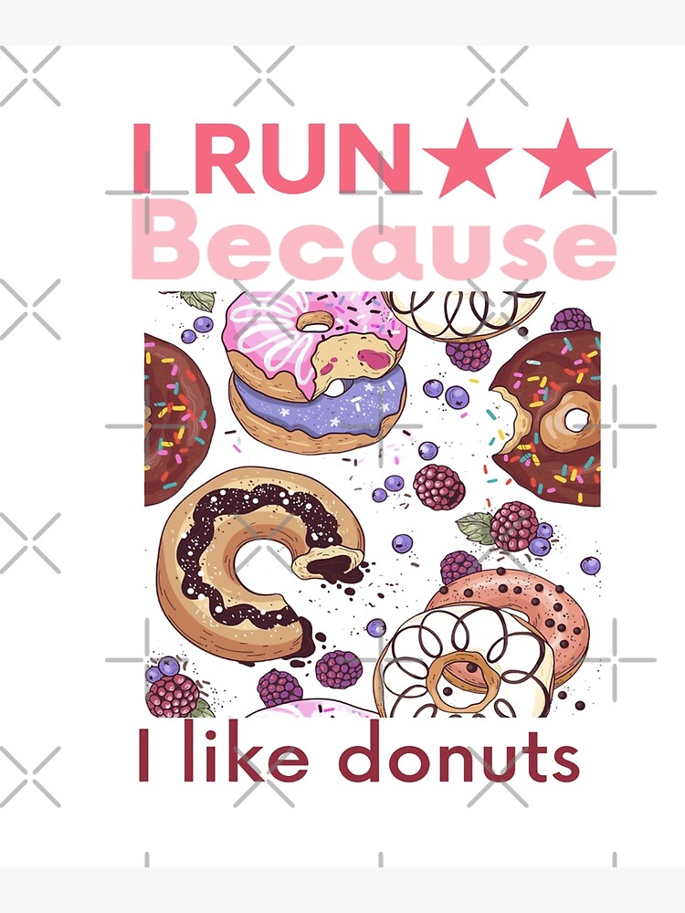 Póster « Corro porque me gusta el día de las donas Meme» de Nero9o ...