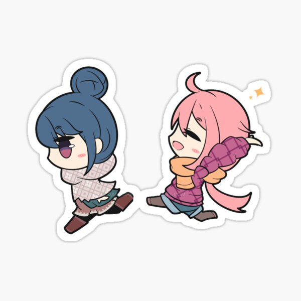 "Yuru Camp Laid Back Camp Movie Anime" Sticker for Sale by Anime-nez ...