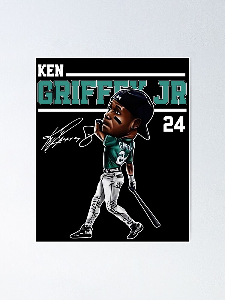 Póster «Ken Griffey Jr The Kid Seattle Baseball Legend Signature ...