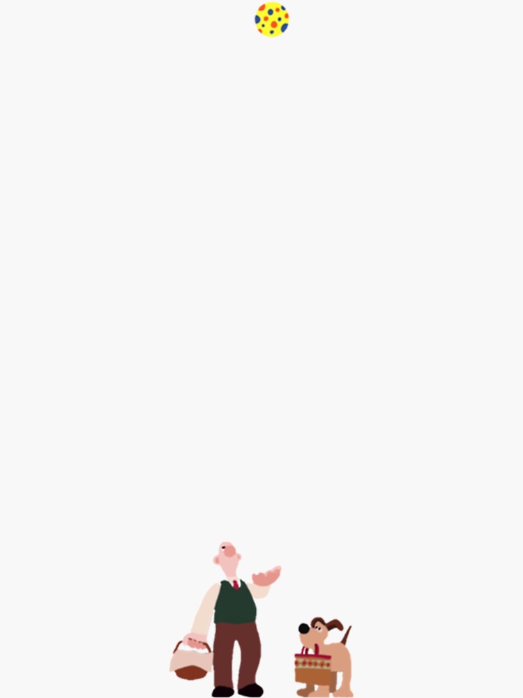 "a grand day out " Sticker for Sale by ElephentCage | Redbubble