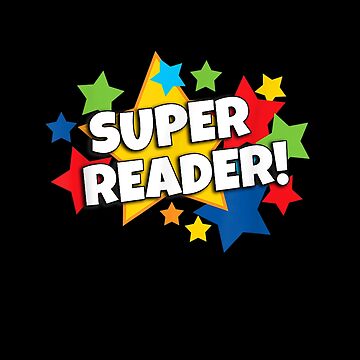 "Star Reader Super Reader T Shirt Kids Reading Award" Sticker for Sale ...