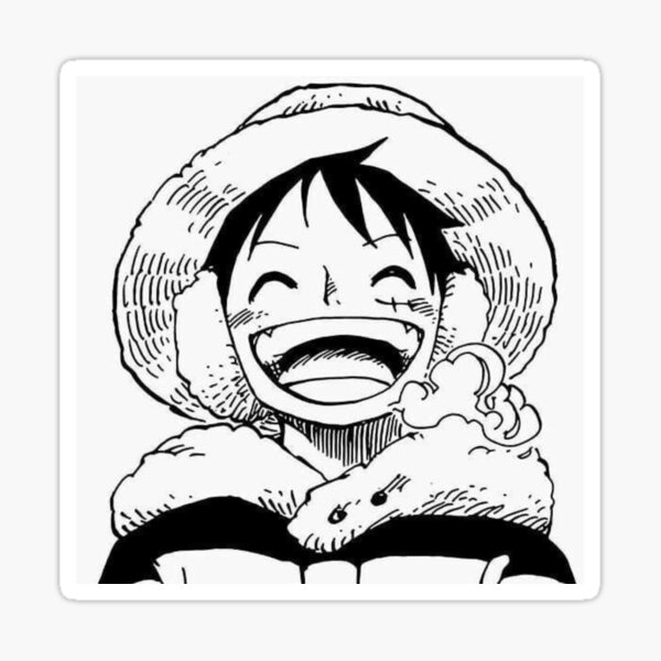 "Luffy design from One Piece anime" Sticker for Sale by Fumiard11 ...