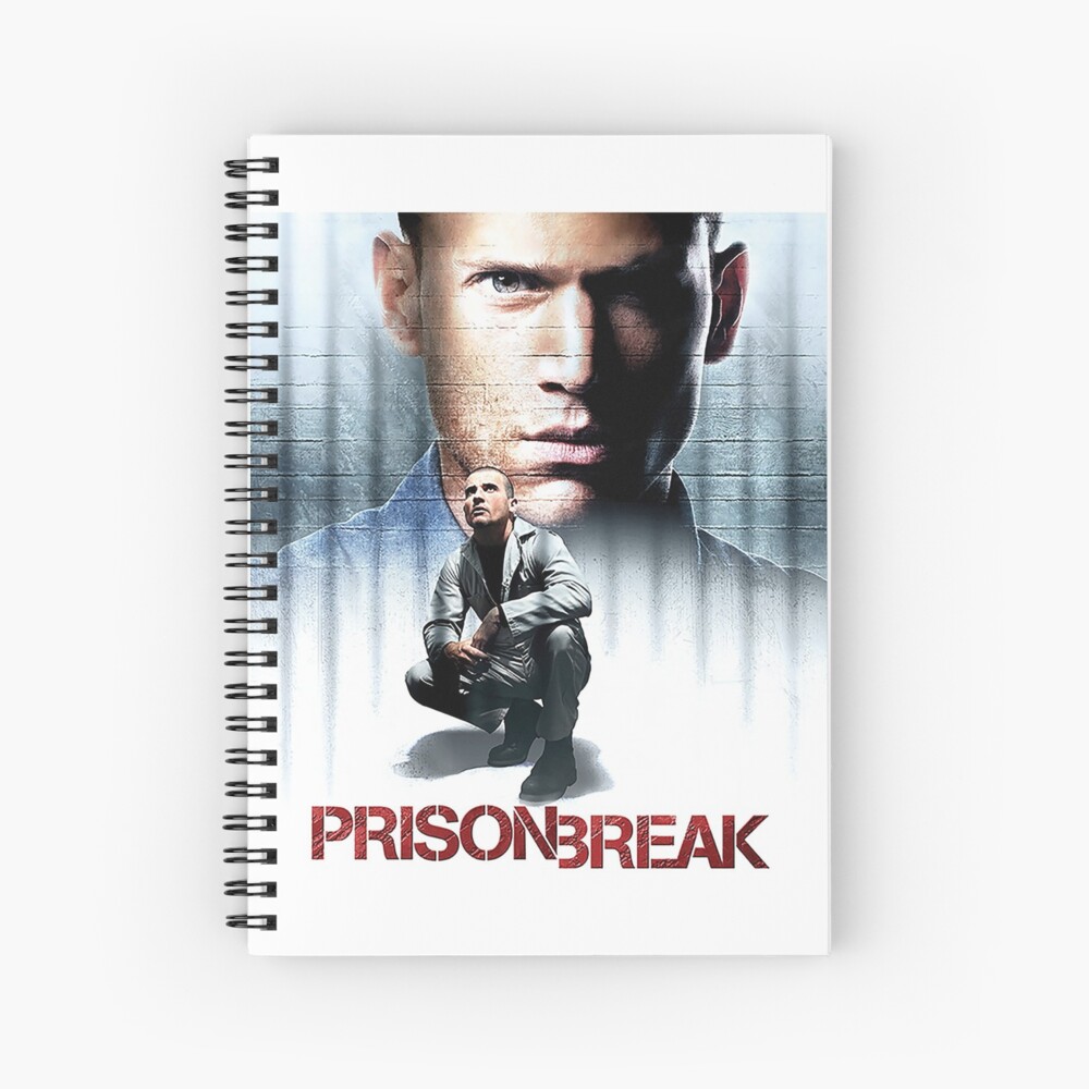 "Prison Break" Spiral Notebook by Jacobpugh9 | Redbubble